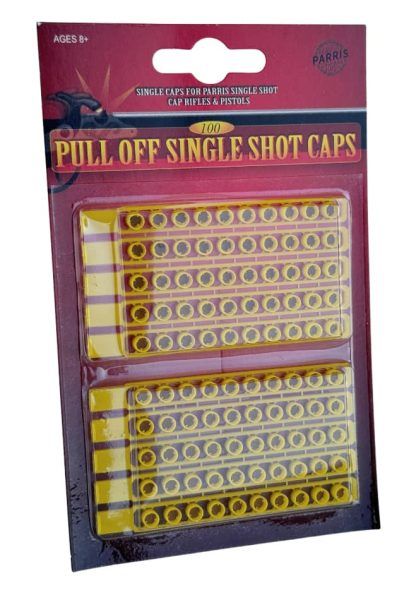 100 Single Shot Caps Refill : Cowboy Collection - Cap Gun Parris