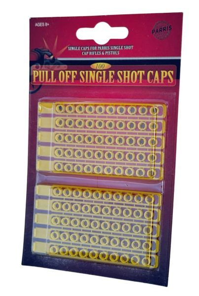 100 Single Shot Caps Refill : Cowboy Collection - Cap Gun Parris