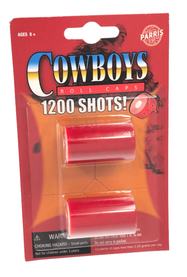 Buy Paper Roll Caps Refill : Cowboy 1200 Shots RetroToysUSA.com